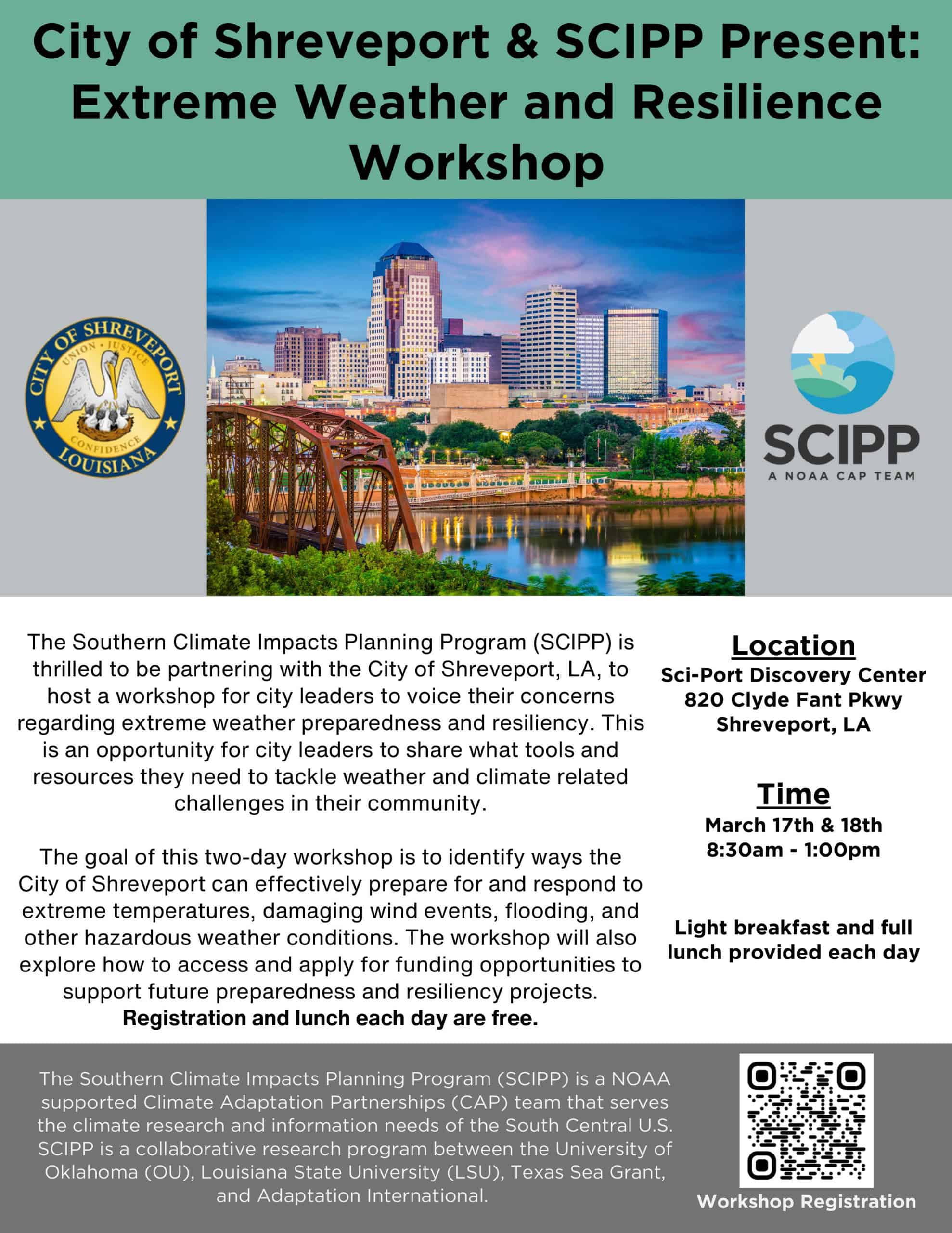 Extreme Weather and Resilience Workshop - SCIPP