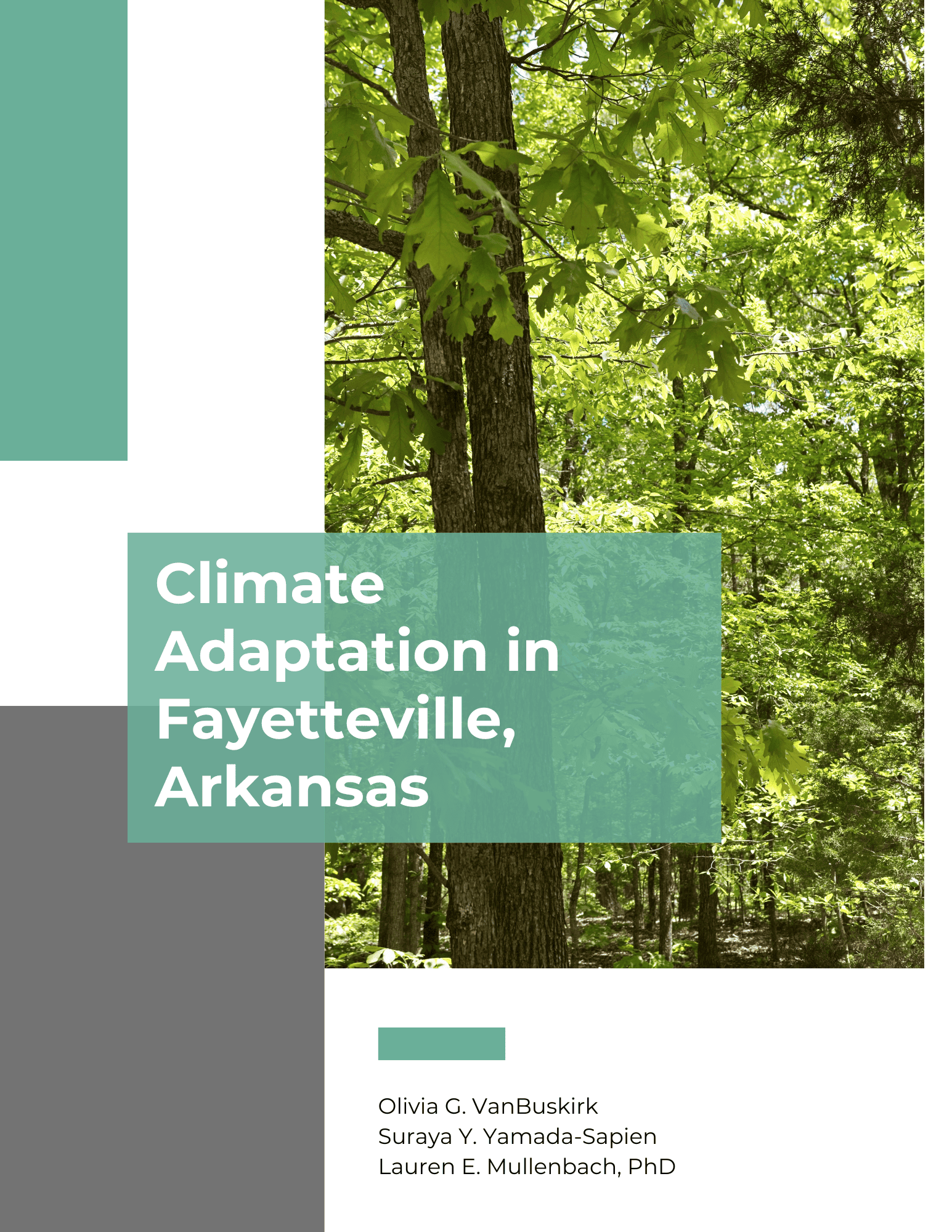Climate Adaptation in Fayetteville, Arkansas - SCIPP