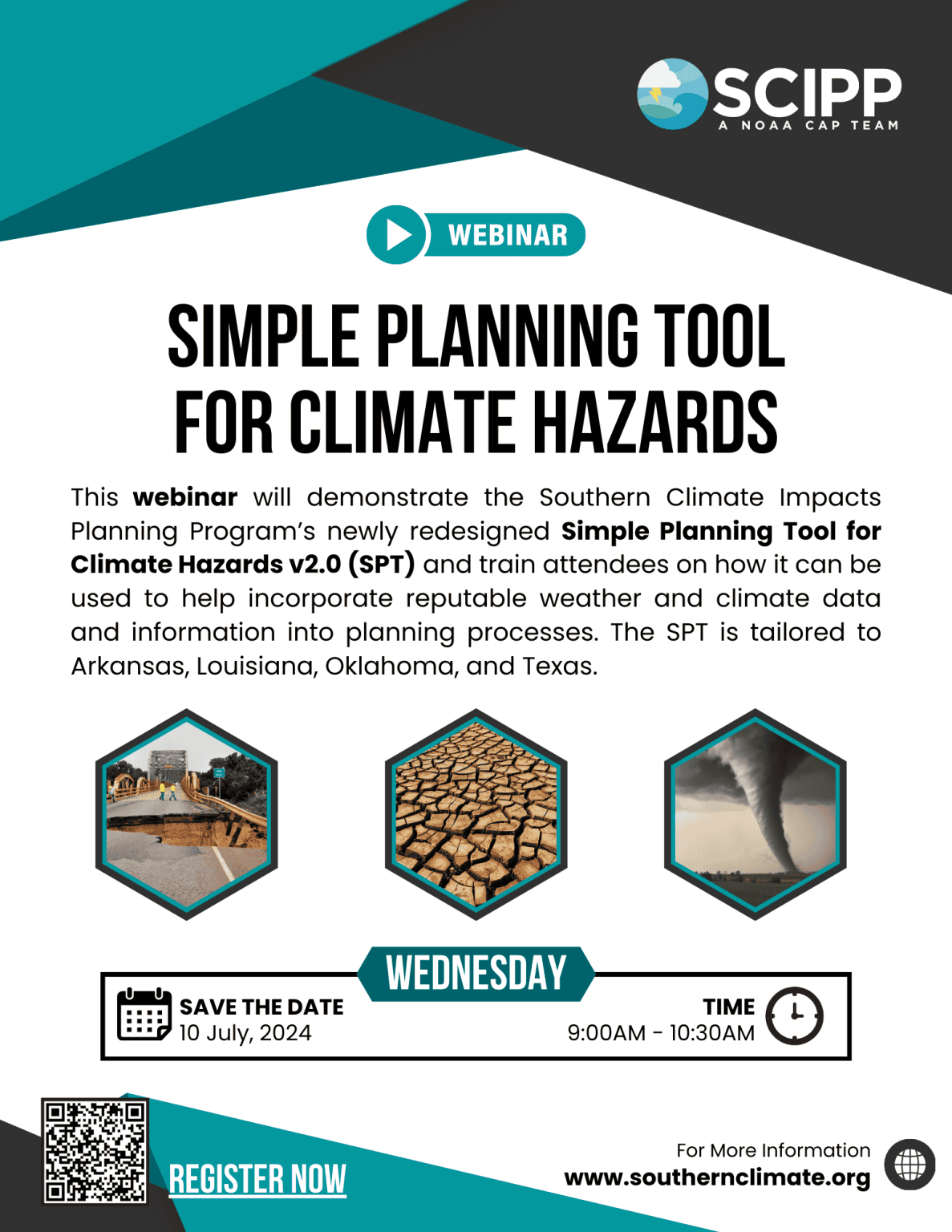 Simple Planning Tool for Climate Hazards v2.0 Webinar - SCIPP