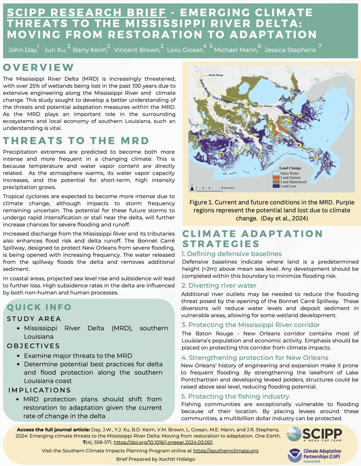 SCIPP Research Brief - Emerging climate threats to the Mississippi ...