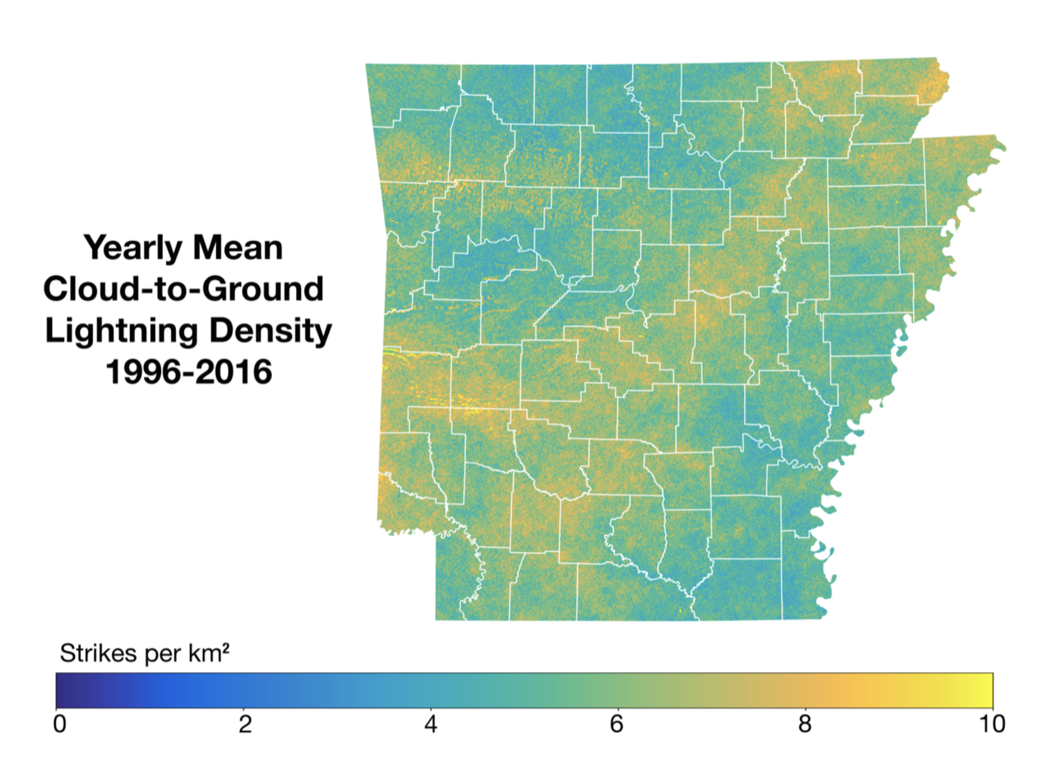 Arkansas Lightning Maps - SCIPP
