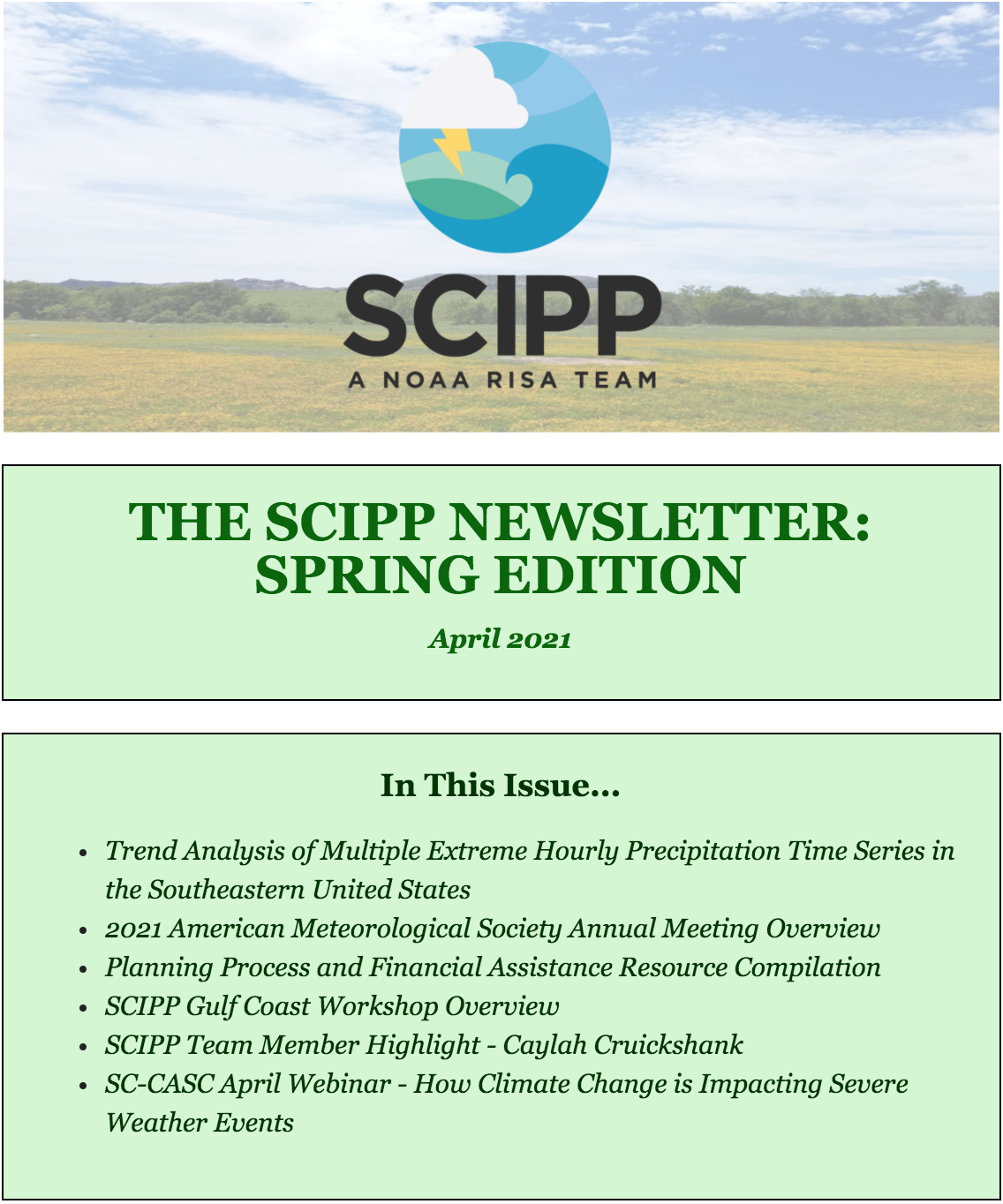 Spring 2021 - SCIPP