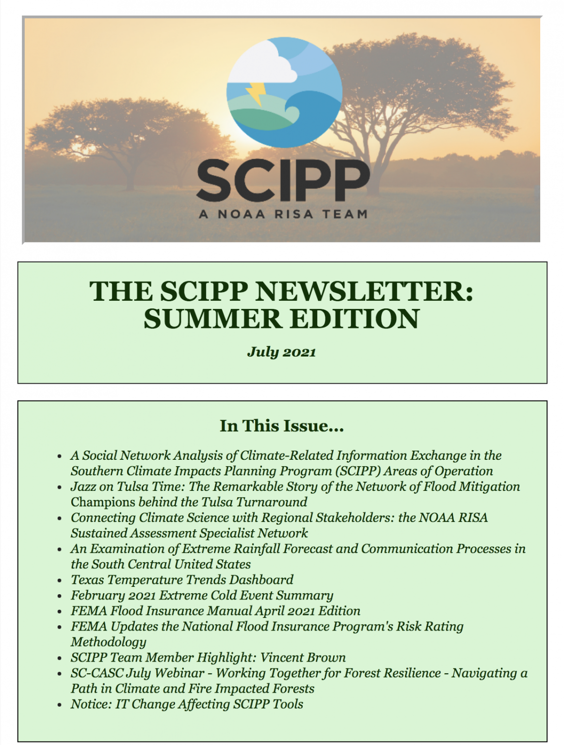 Summer 2021 - SCIPP