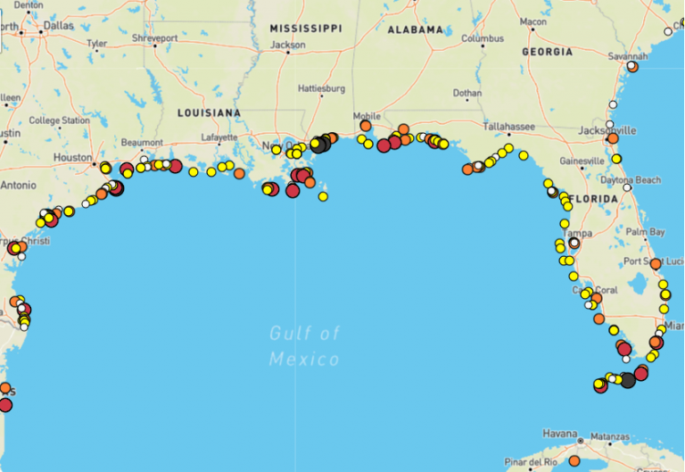 SURGEDAT: Global Peak Surge Map - SCIPP