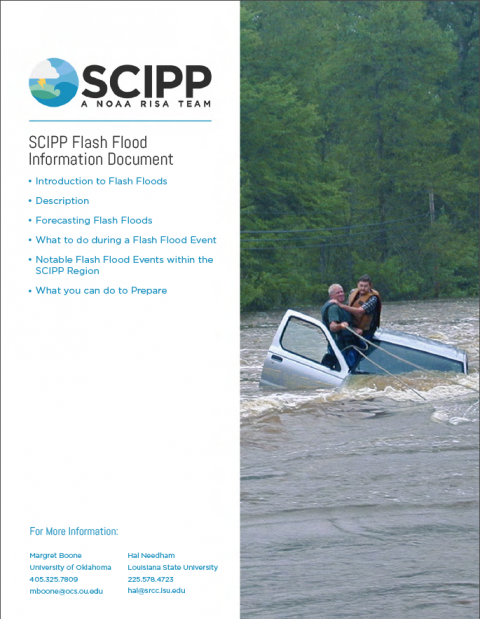 Climate Hazard Brochure Series - Flash Flooding - SCIPP